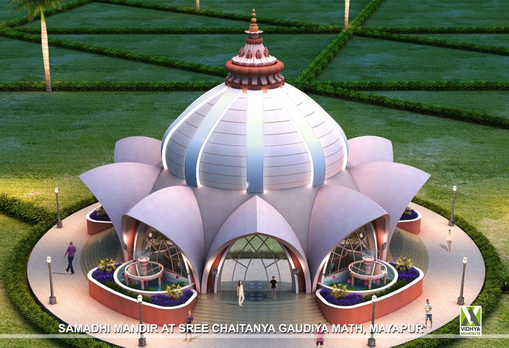 Samadhi Mandir at Sreedham Mayapur | Радха — Кришна Бхакти
